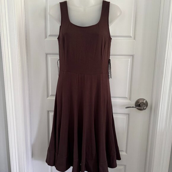 Nue by Shani | Dresses | Nue By Shani Body Architecture Brown Dress Fit ...